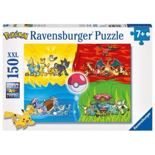 Pokemon - Different types of Pokémon 150 XXL Puzzle – Collecteebles